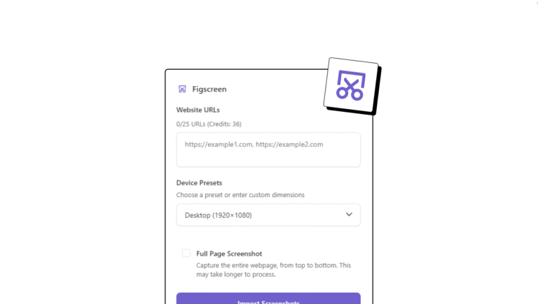 Figscreen: The Ultimate Figma Screenshot Plugin for Workflow